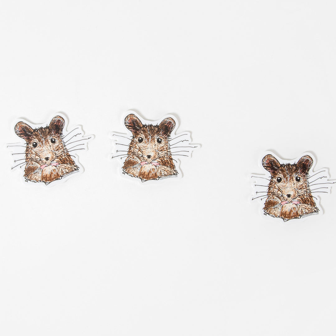 Mouse Sticker – Bird & Buffalo